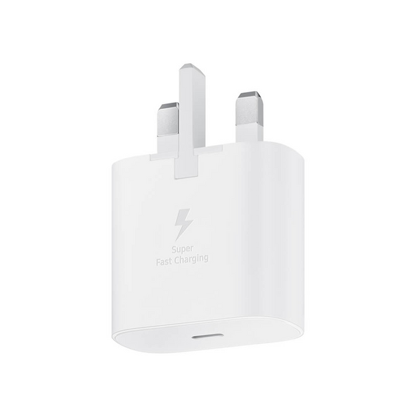 Samsung 25W Fast Charging Travel Adaptor Plug UK Wall Charger White EP ...