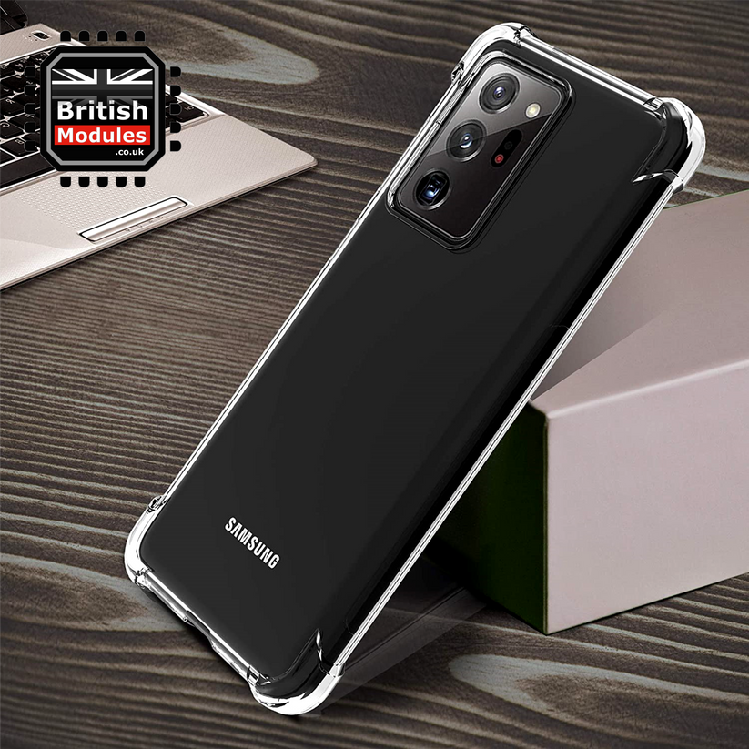 Samsung Galaxy Case Shockproof Crystal Clear Soft Silicone Gel Bumper ...