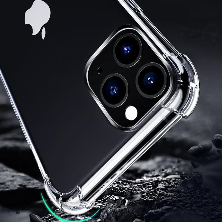 iPhone Case Shockproof Crystal Clear Soft Silicone Gel Bumper Cover ...